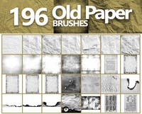 Old Paper Brushes, Burnt Paper ABR, Torn Paper | Online Supermarket