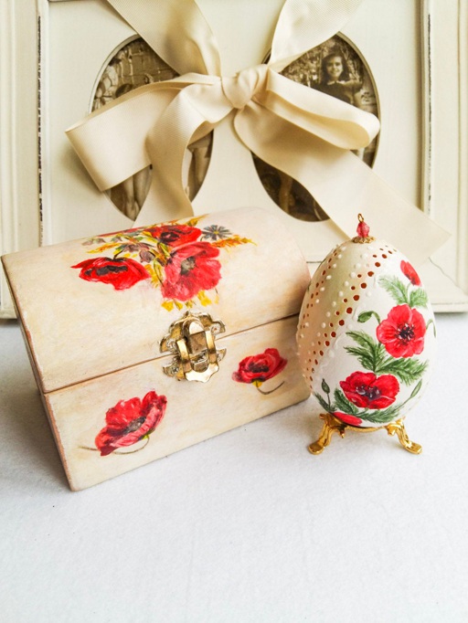 Decorated Goose Egg. Wedding gift, Pysanky, Paint Egg | Online Supermarket