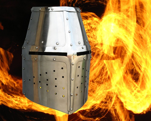 Knights Templar Classic Medieval Tophelm, Great Helm For | Online ...