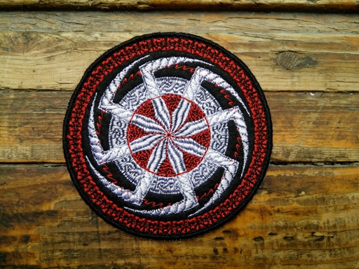 Kolovrat patch - Viking Symbol - Patches for | Online Supermarket