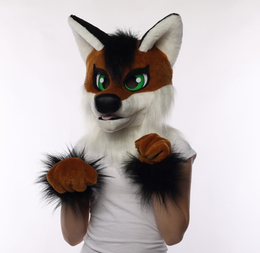 Brown fox fursuit partial, fursuit partial premade, fursuit | Online ...