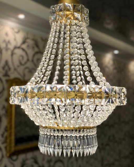 Russian retro chandelier Vintage Russian Luster Chandelier lighting ...