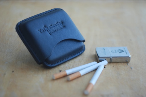 Small cigarette case, stitched cigar wallet, leather smoking | Online ...