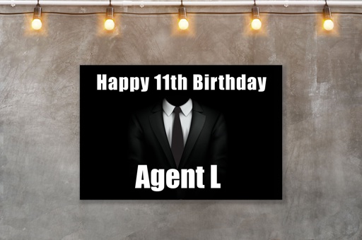 Secret Agent backdrop sign, Men in suit Backdrop, | Online Supermarket