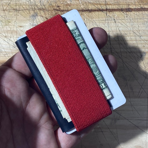 Personalized leather gift, Elastic wallet, Compact wallet elastic ...