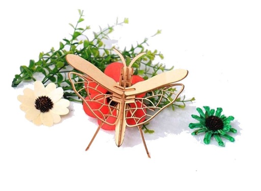 Wooden 3D Grasshopper Cicada Jigsaw Puzzle - Laser | Online Supermarket