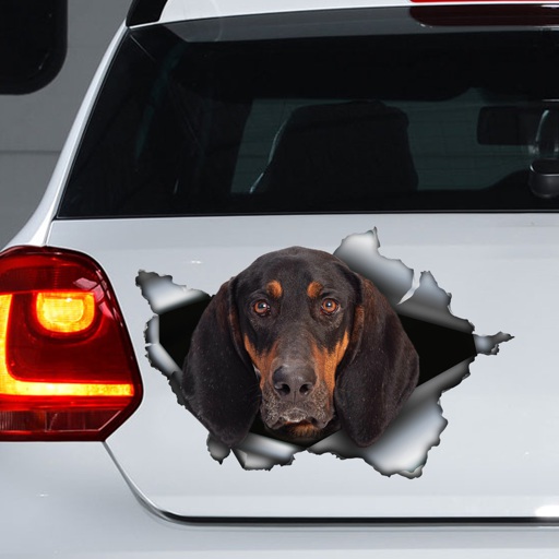 Black and Tan Coonhound decal, coonhound magnet, | Online Supermarket