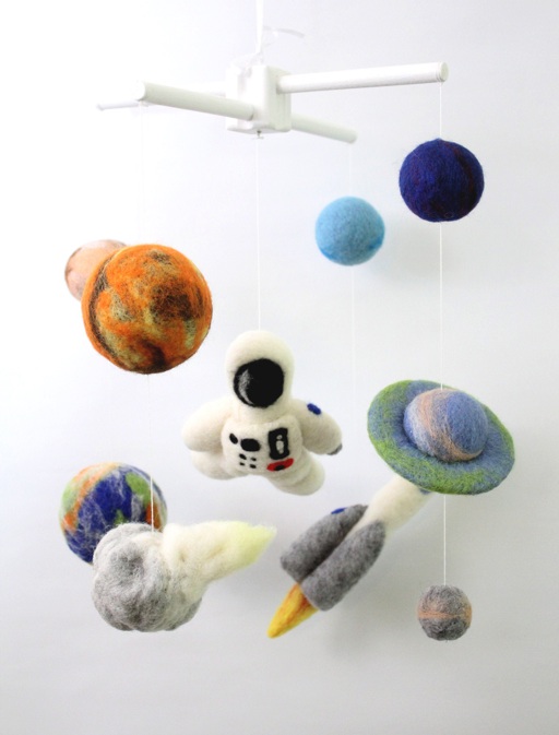 Planets baby mobile for space themed nursery with | Online Supermarket