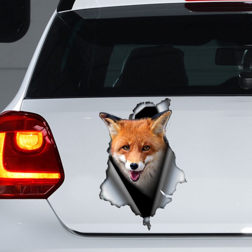 Red Fox car decal , Red Fox magnet, | Online Supermarket