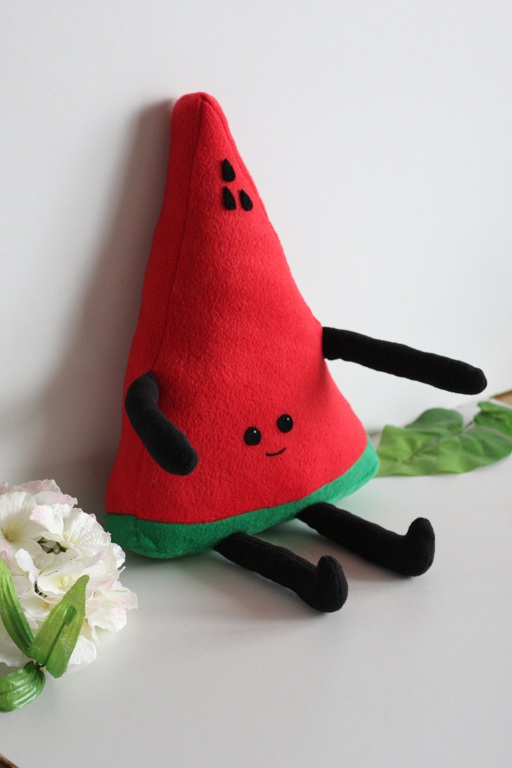 Watermelon plushie Tropical themed nursery Watermelon toy Soft | Online ...