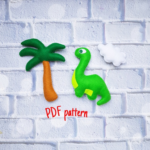 Dinosaur brontosaurus Pattern Palma Cloud PDF Jurassic Park | Online ...