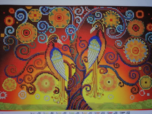 Bead embroidery kit love tree, Love symbol, needlepoint | Online ...
