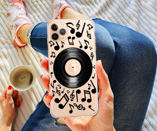 Music Note iPhone Case, Soft TPU Bumper Frame | Online Supermarket