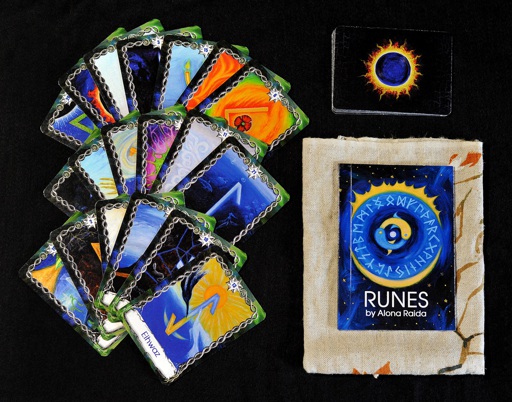 Runic oracle cards. Unique divination tool. Collectible cards | Online ...