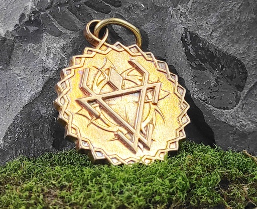 Pagan Slavic Symbol Chernobog, Slavic Native Faith Pendant, | Online ...