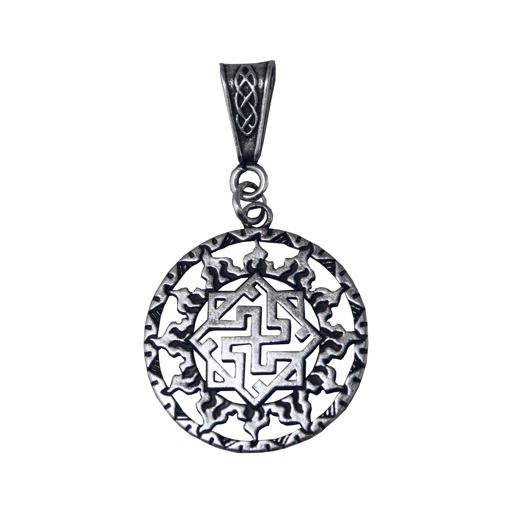 Sterling Silver Slavic Vedic Amulet Valkyrie Talisman of | Online ...