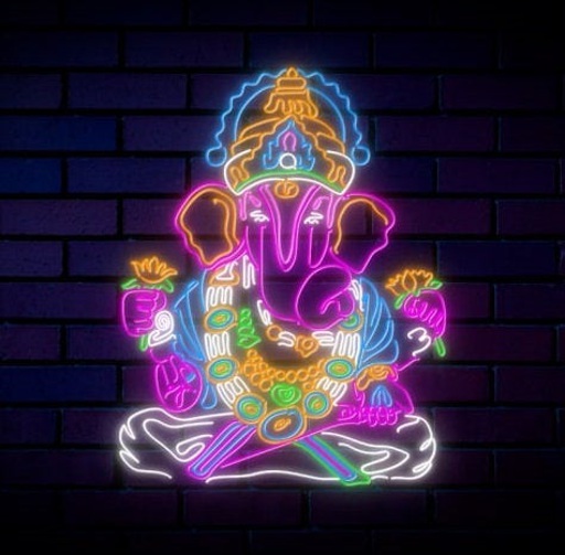 Ganesha LED neon sign, neon sign light,neon | Online Supermarket