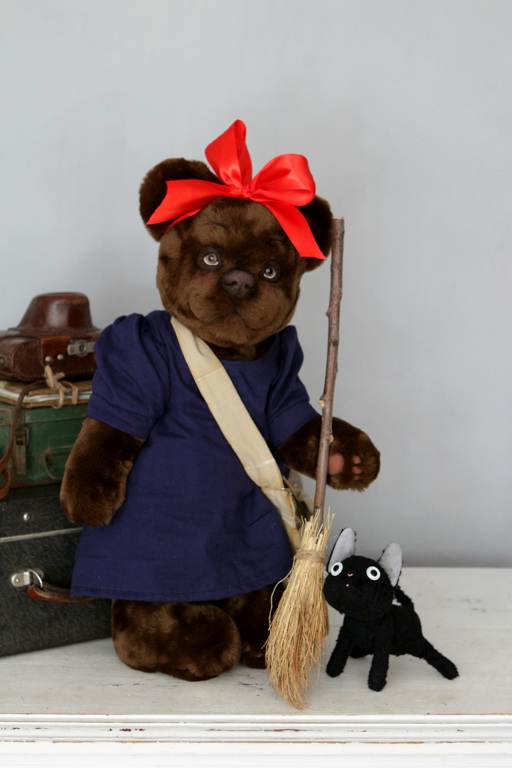 Kiki's Delivery Service Teddy bear, anime plush toy | Online Supermarket