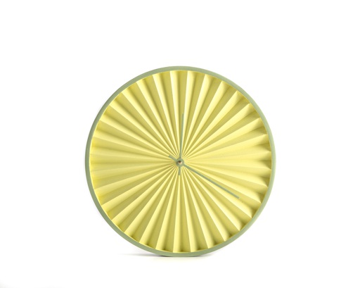 Wall Clock Harmonica Lemon and Lime, Geometric Style | Online Supermarket
