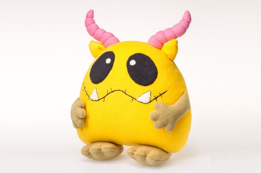Monster plush toy, Yellow monster soft toy, handmade | Online Supermarket
