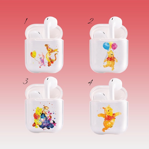 Plastic AirPods case anime bear pig tiger AirPods | Online Supermarket