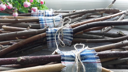 10pcs Wood stick 24" long Tree branches wooden | Online Supermarket